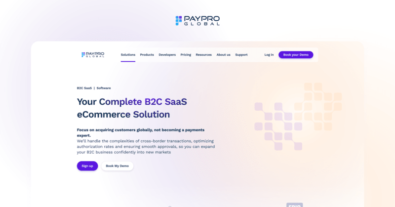 B2C SaaS eCommerce Solution | Sell with PayPro Global