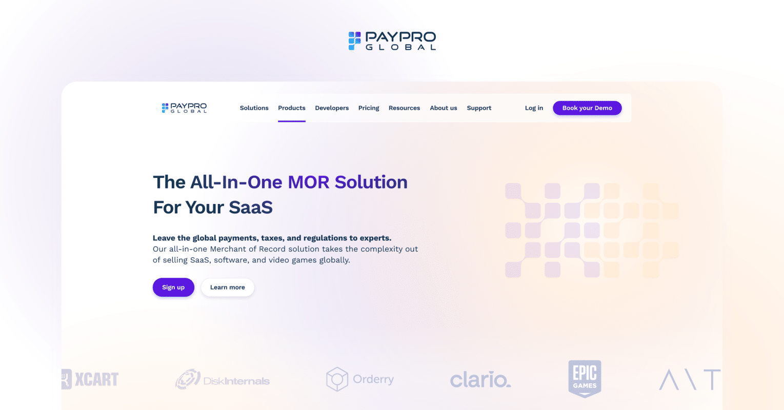 Merchant of Record (MOR) Solution for SaaS and Software