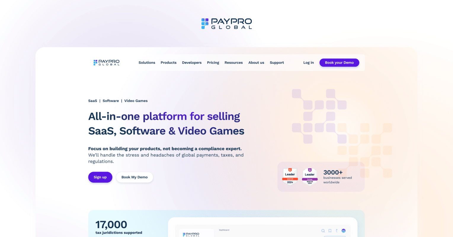 Verkoop Software en SaaS Online met PayPro Global