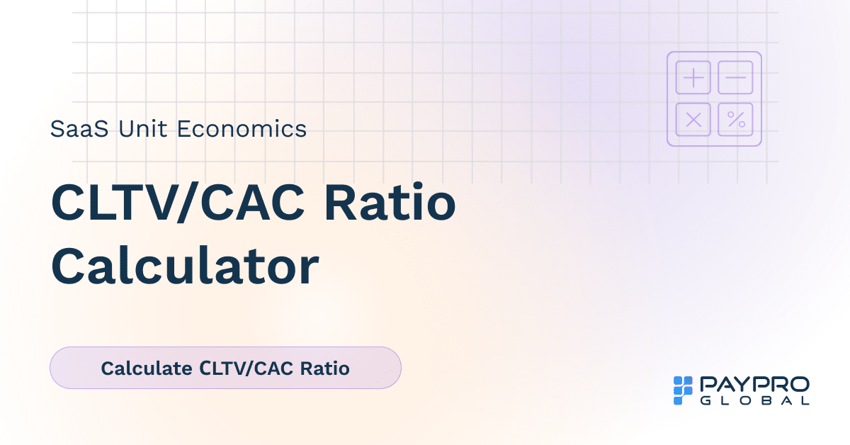 SaaS CLTV/CAC Ratio Calculator
