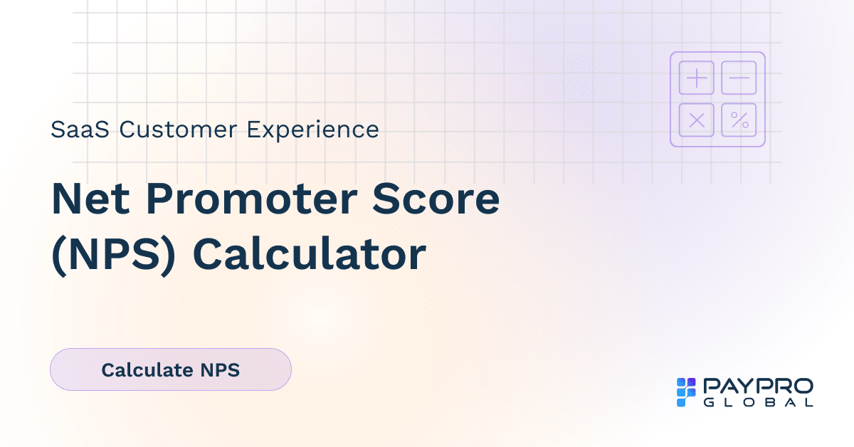 SaaS Net Promoter Score (NPS) Calculator