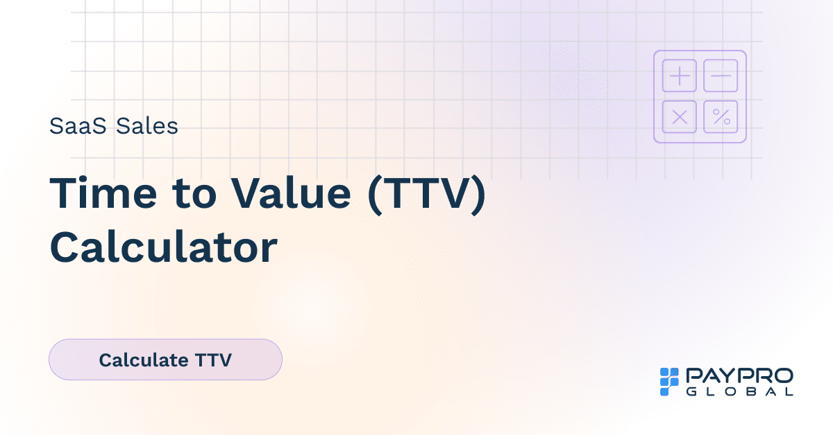 SaaS Time-to-Value (TTV)-Rechner