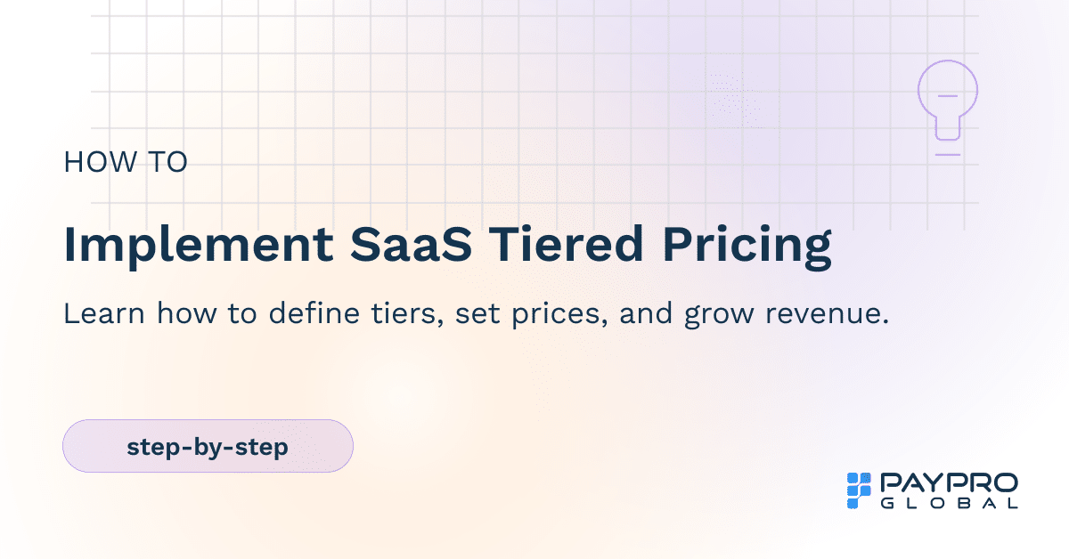 How to Build a SaaS Tiered Pricing from Scratch