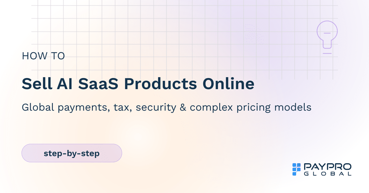 How to Sell AI SaaS Products Online: Step-by-Step